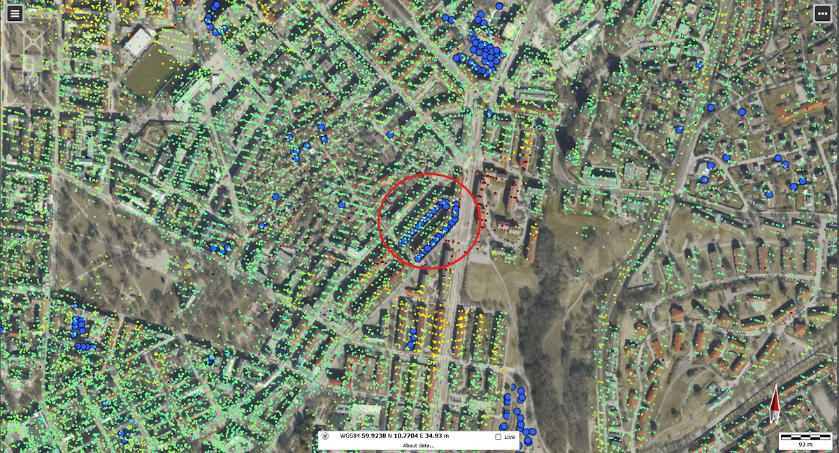 Satellitter avslører risikoen ved energibrønner - Geoforskning.no